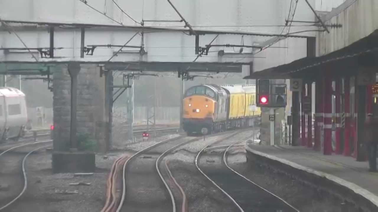 37604/9703 3z73 Derby RTC - Carlisle Test Train, 29th March 2014 - YouTube