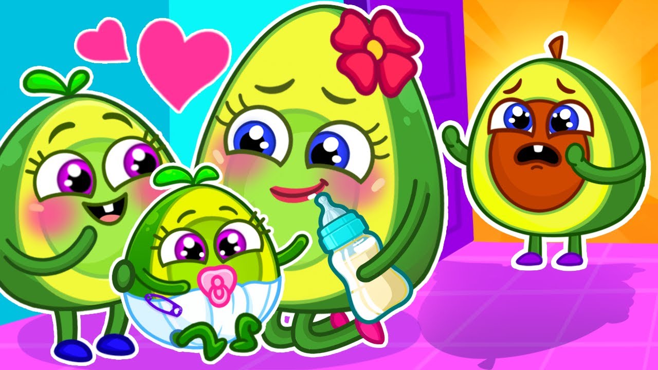 Mommy is mine!😭 No, No Avocado Baby, Don't Feel Jealous ️ || Kids ...