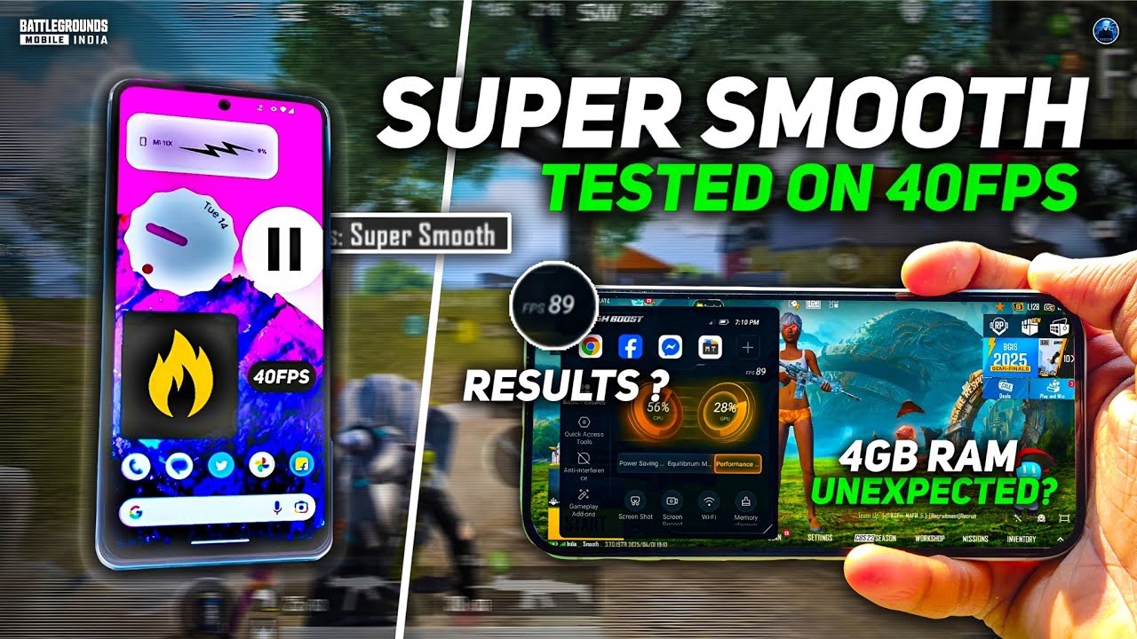 I Tested BGMI Super Smooth Graphics On 40Fps Device — The Results ...