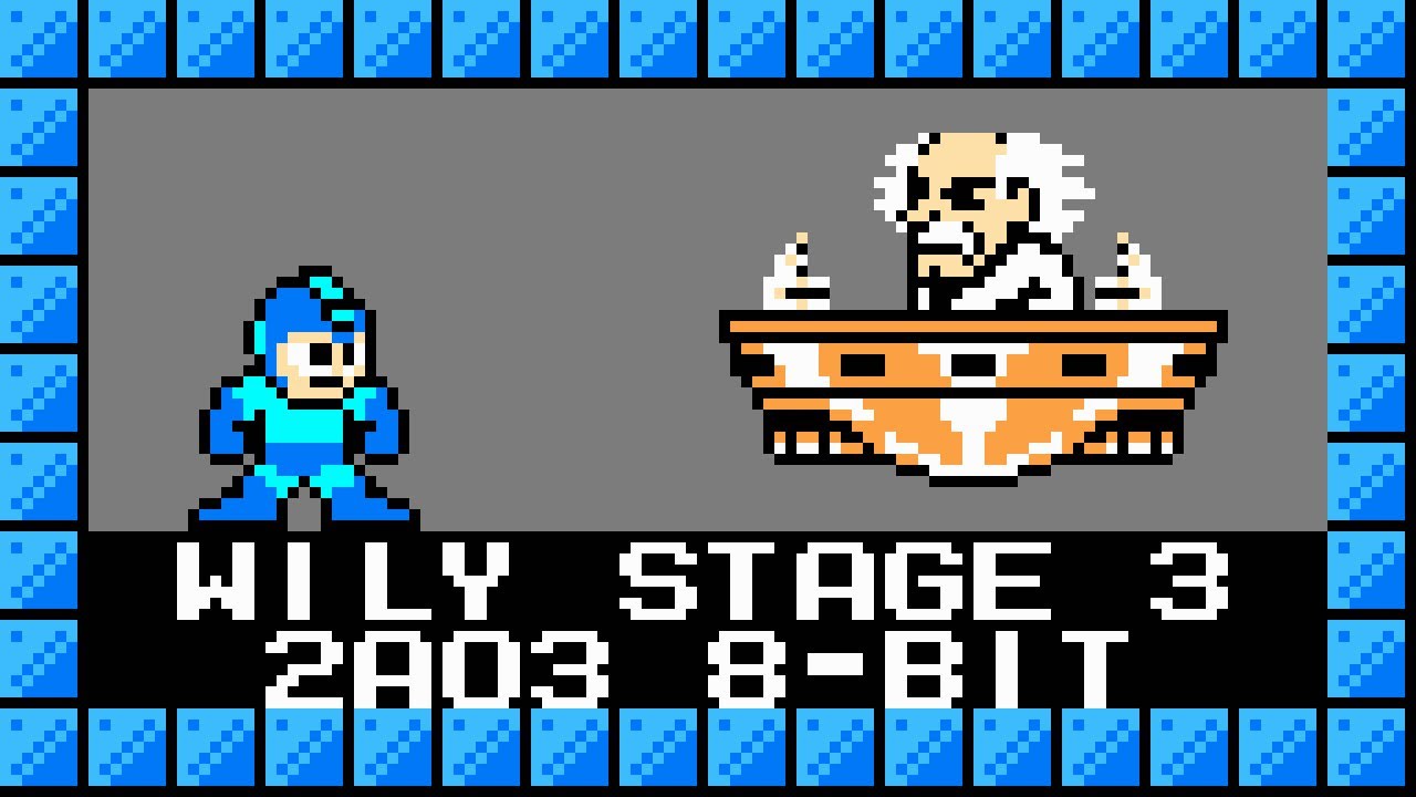 [Mega Man 7] Wily Stage 3 (2A03 8-Bit) - YouTube