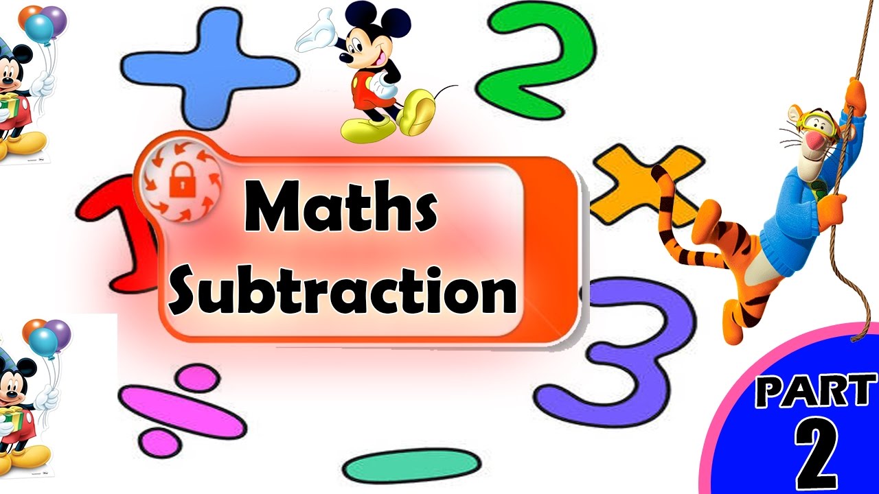 Basic Subtracting Math for Kids | Subtracting For Kids Basic Math For ...
