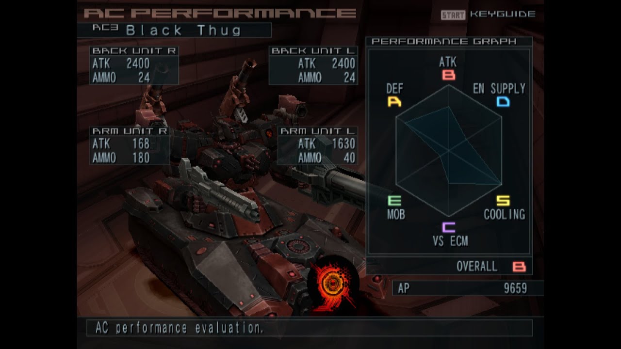 Armored Core AC Showcase - Black Thug (AC Ninebreaker) - YouTube