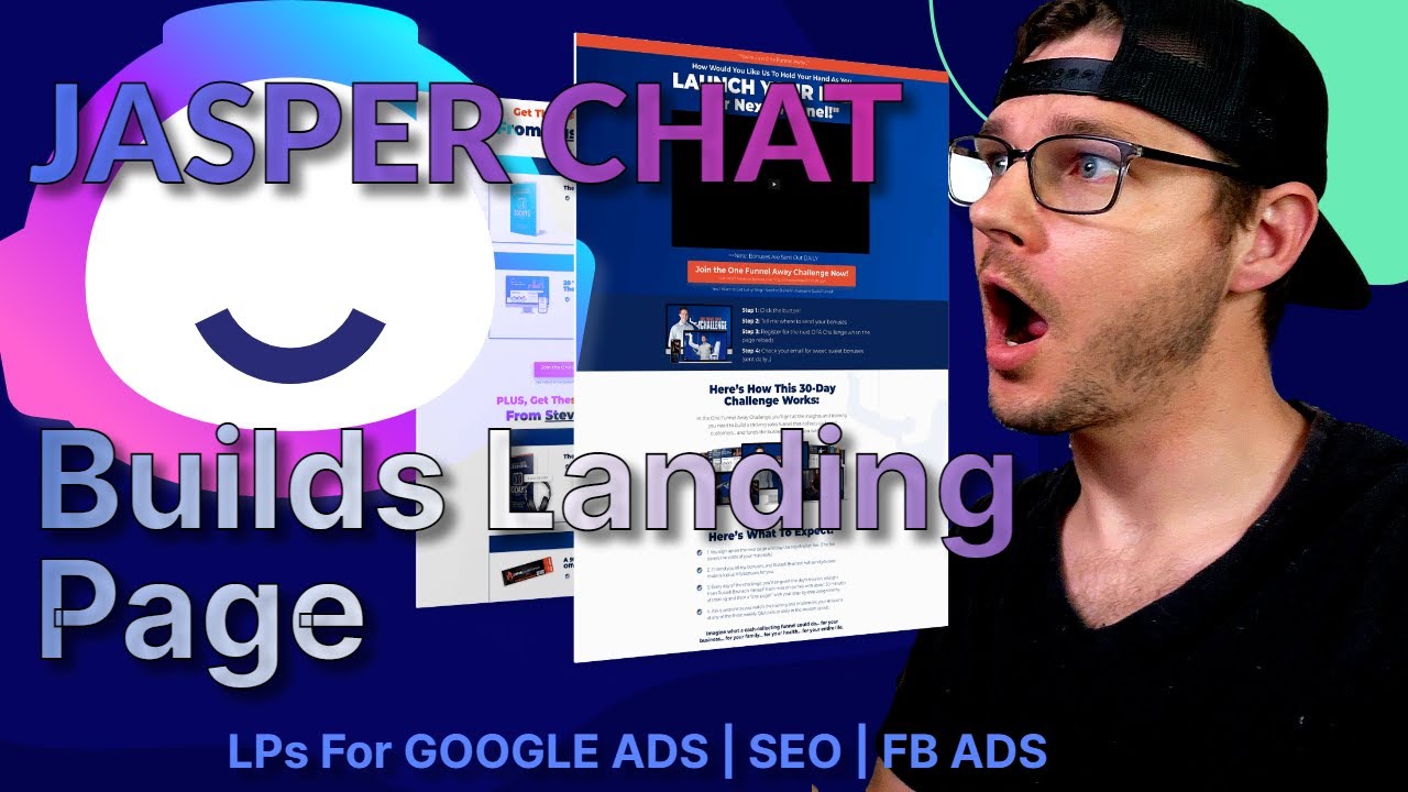 How To Make A Landing Page In 7 Minutes With Jasper Chat - YouTube