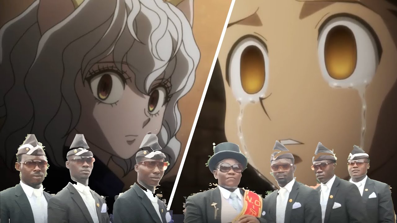 Dancing Coffin Memes - Gon vs. Pitou Hunter X Hunter - YouTube