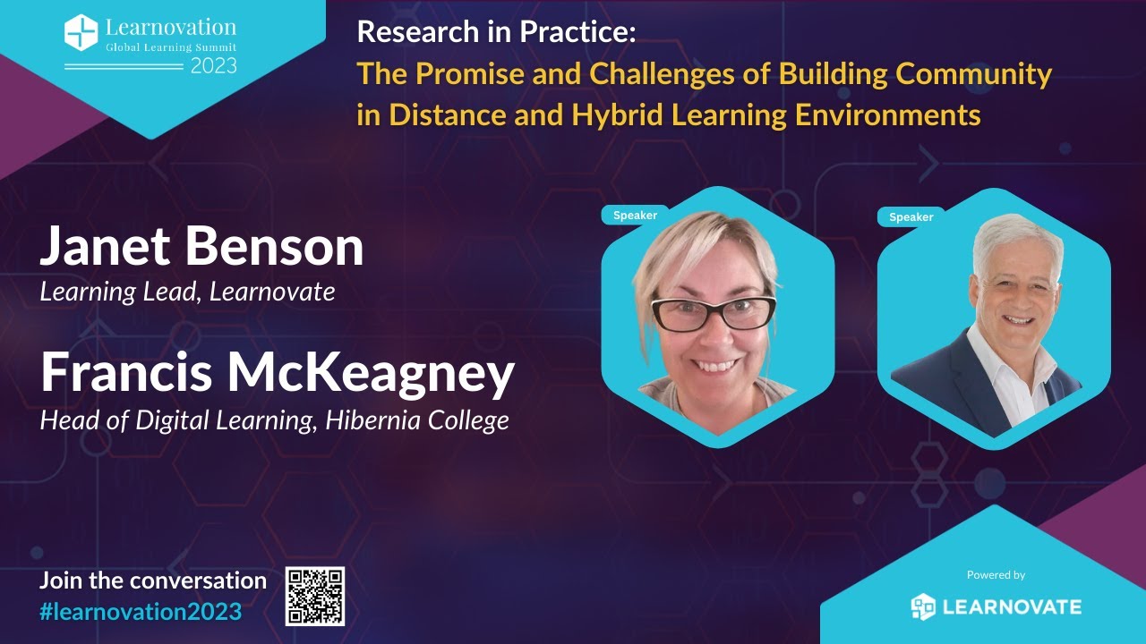 The Promise and Challenges of Building Community in Distance and Hybrid ...