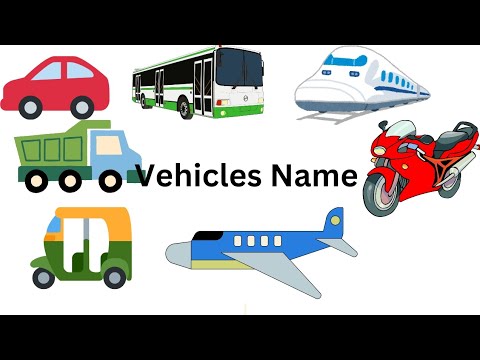 Vehicle Names | Types of Vehicles in English | Vehicles Vocabulary ...
