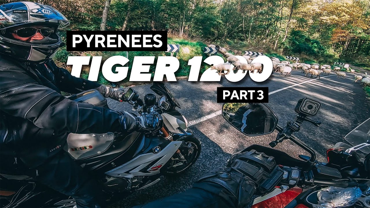 Triumph Tiger 1200 Motorcycle Routes in the Pyrenees part 1 - YouTube
