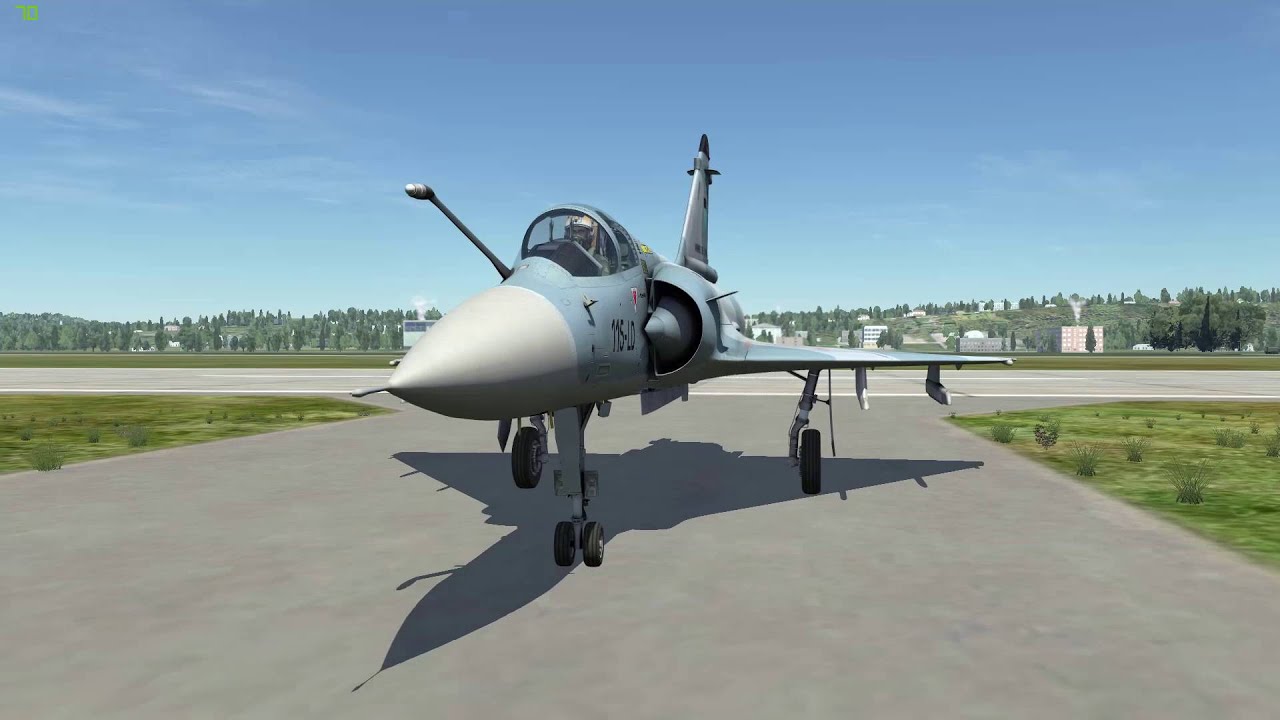 Mirage M2000C - Start up, Take-off & Landing Tutorial - YouTube