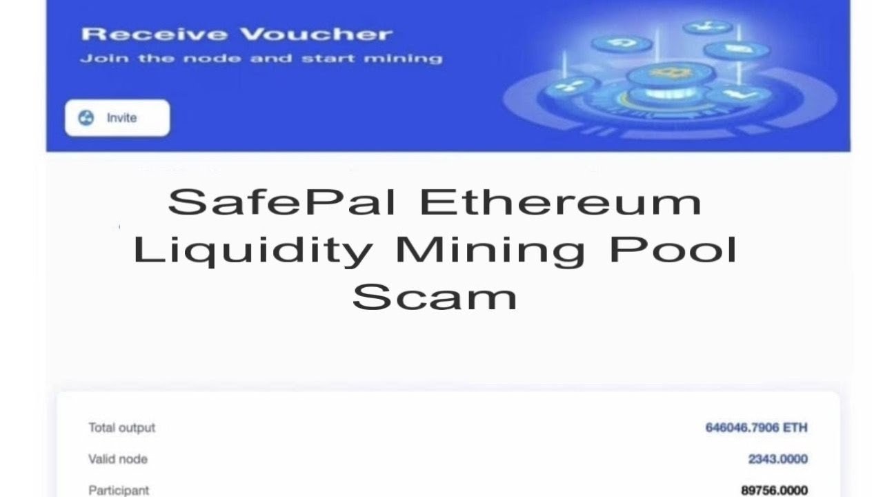Scammed? Safepal mining pool scams, trust wallet mining is scam ...