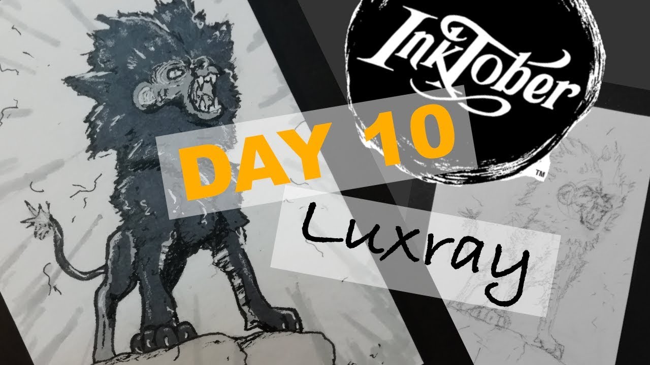 INKTOBER POKEMON DAY 10 - LUXRAY in A Real Lux-Ray of Sunshine - YouTube