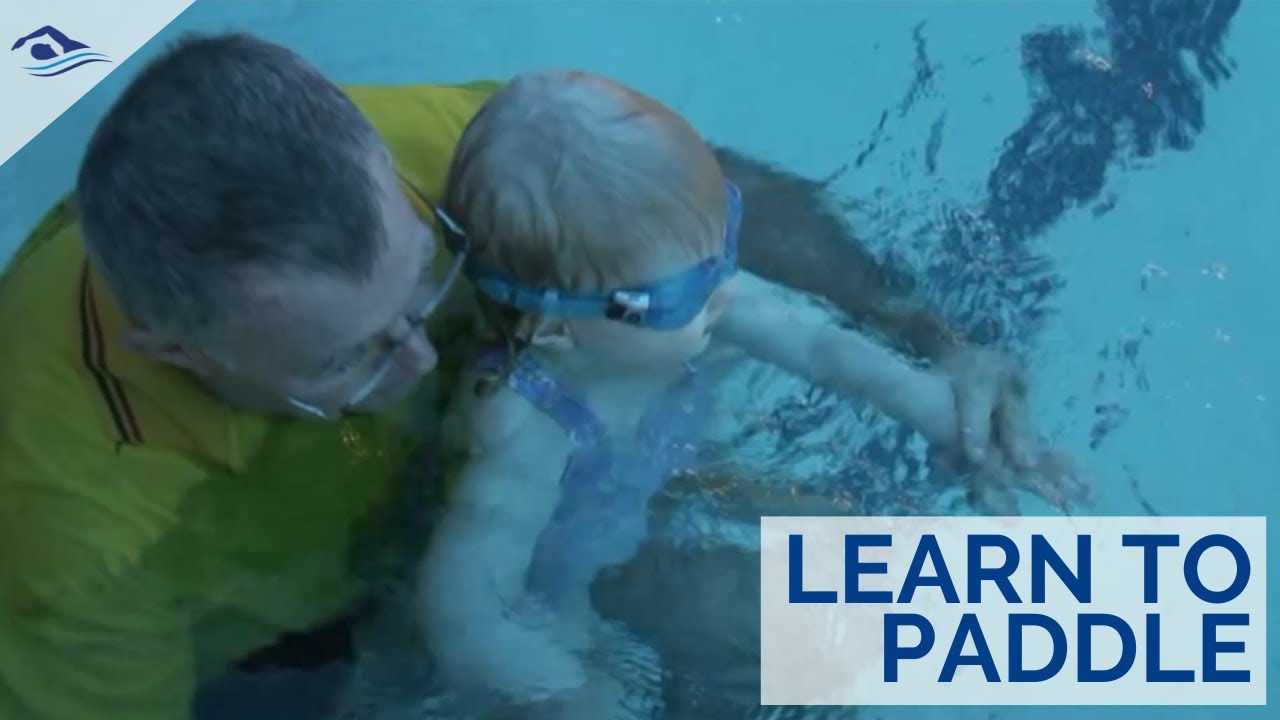 Toddler Swimming Grace 2 Years Learn To Paddle - YouTube