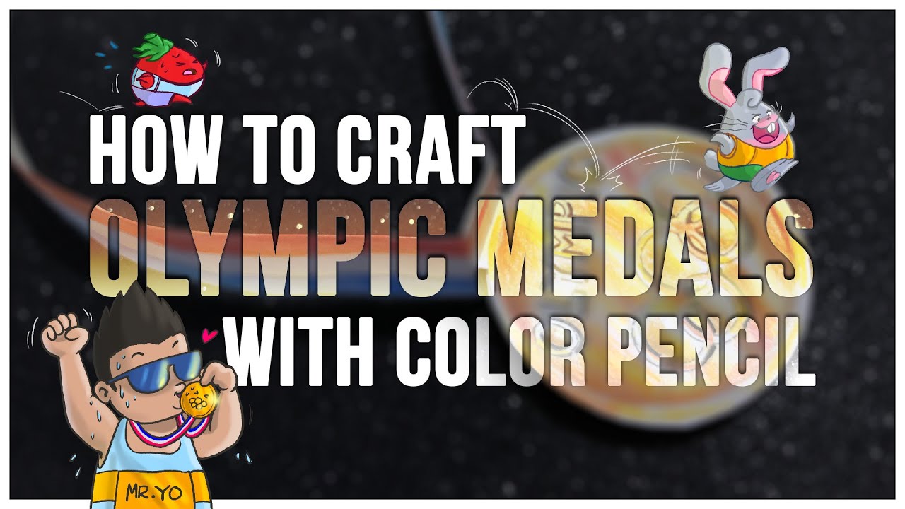 Olympic Medal Crafting - Color Pencil - YouTube