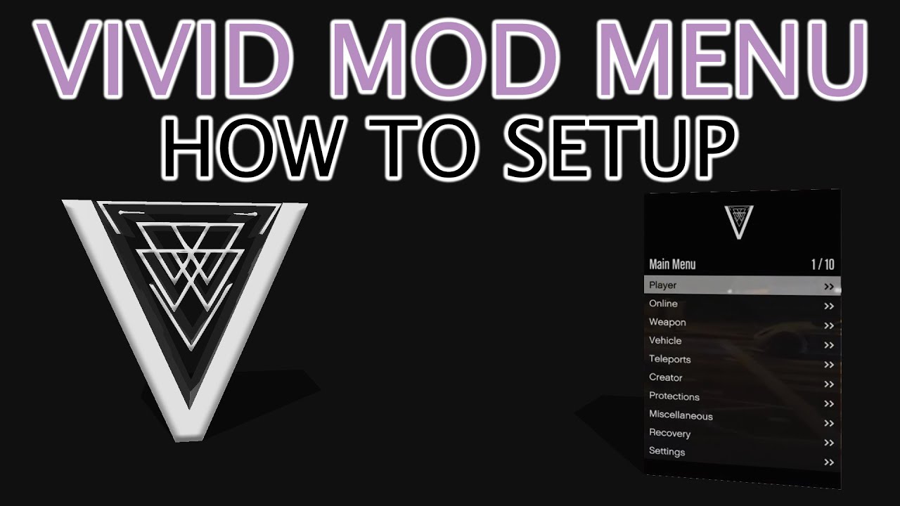 How to setup Vivid v1.0 Mod Menu - YouTube