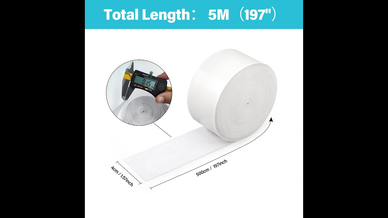 Adhesive Felt Tape Vinyl Squeegee Buffer White Self-Adhesive Soft Fiber ...