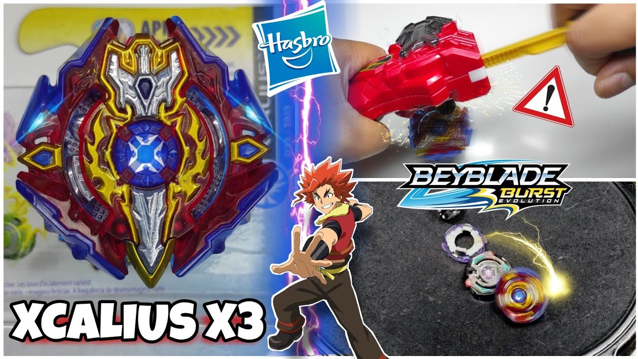 TRIPLE SABER⚔️🗡️ El mejor Xcalius de HASBRO ⚠️ Unboxing Beyblade Burst ...