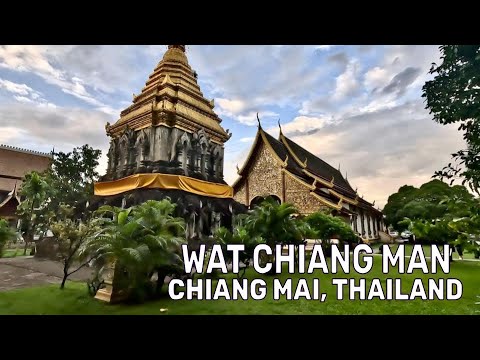 [🇹🇭4K] Chiang Mai Temple Walk - Wat Chiang Man - Thailand Walking Tour 2023 - YouTube