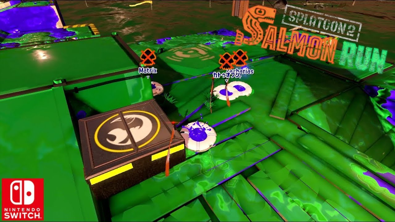 Nintendo Splatoon 2 Salmon Run Profreshional Switch Gameplay - YouTube