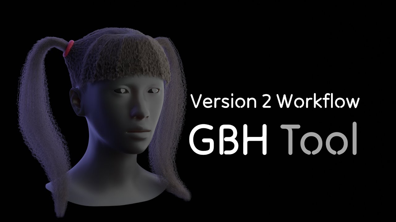 GBH Tool(Blender Hair Add-on) v2 Workflow - YouTube