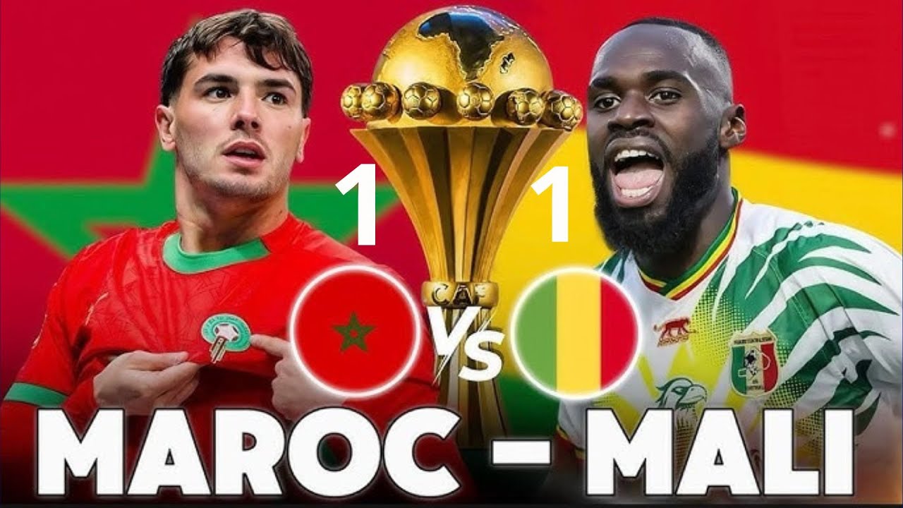 Maroc vs Mali (1-1)… Le Maroc déjà sous pression - YouTube