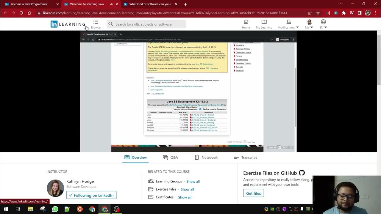 Review Learning Java Kethryn Hodge - YouTube