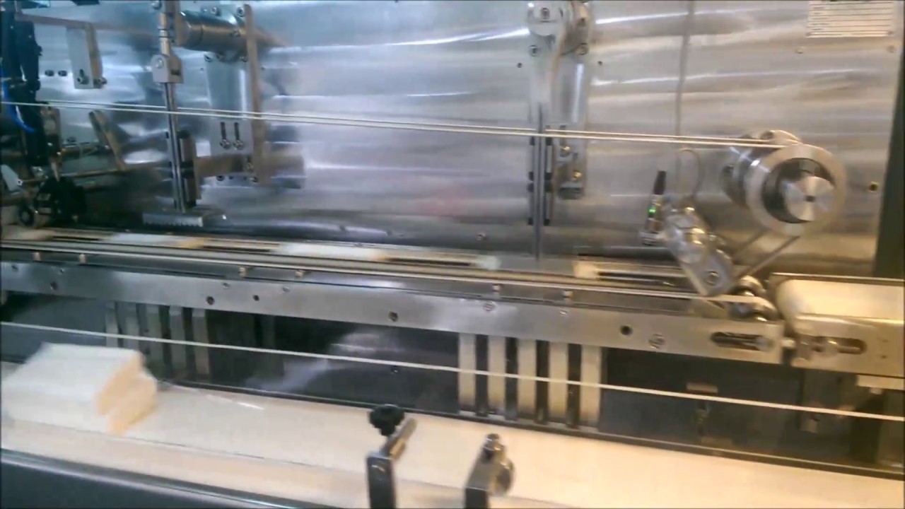 Temcon Wet Wipe Converting Machine - YouTube