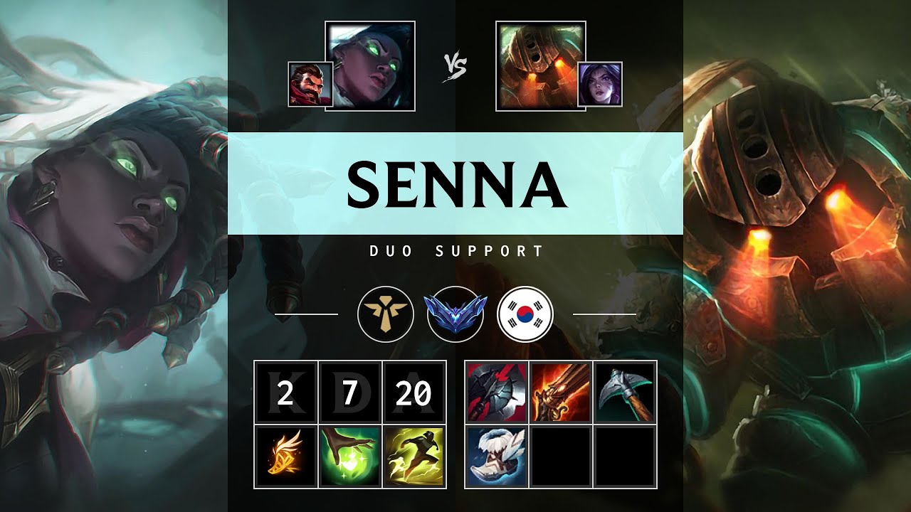 Senna Support vs Nautilus - KR Diamond Patch 25.21 - YouTube