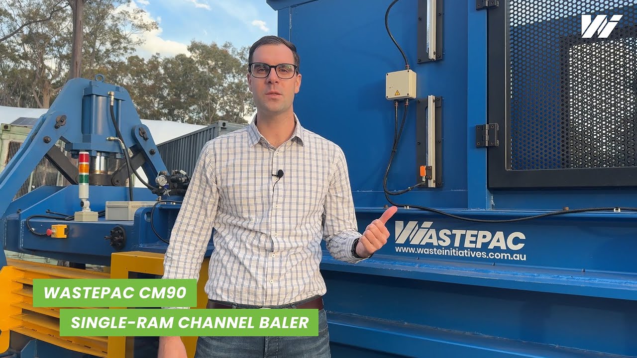 CM90 Series Channel Baler - YouTube