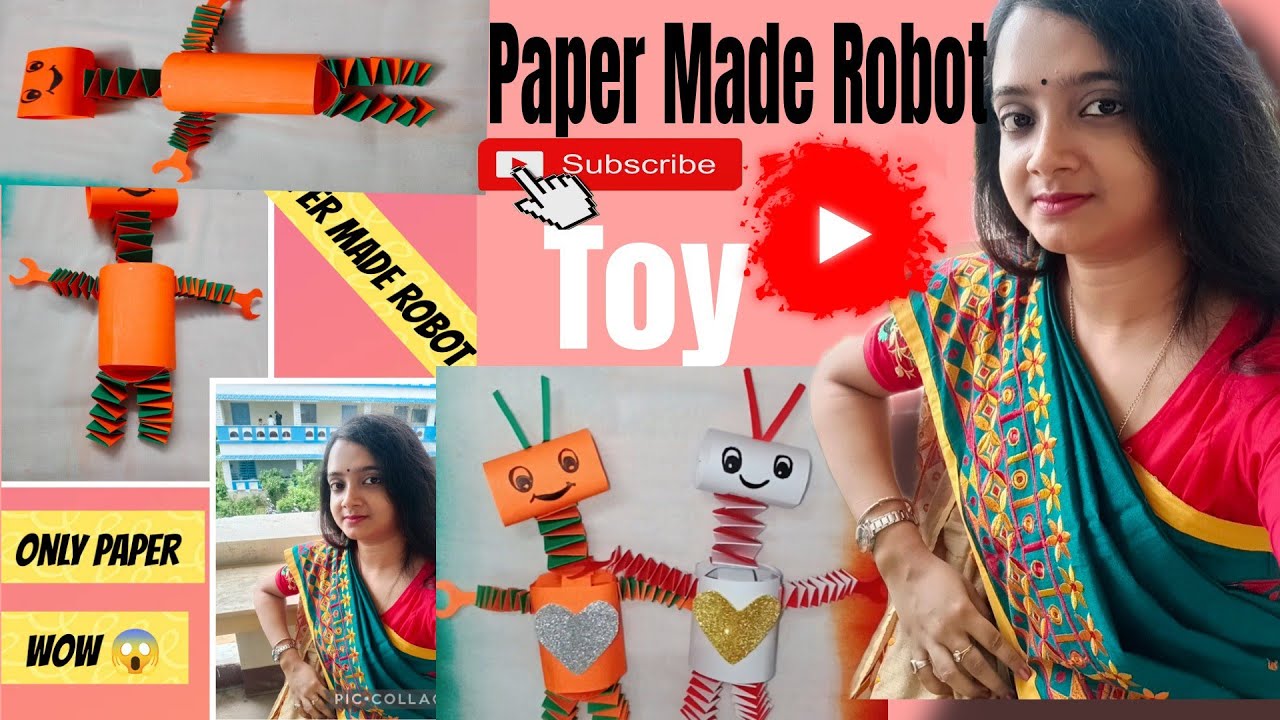 Paper Made Robot. Paper Made Toy. Robot Toy.Paper Carfts.Toy Carfts.# ...