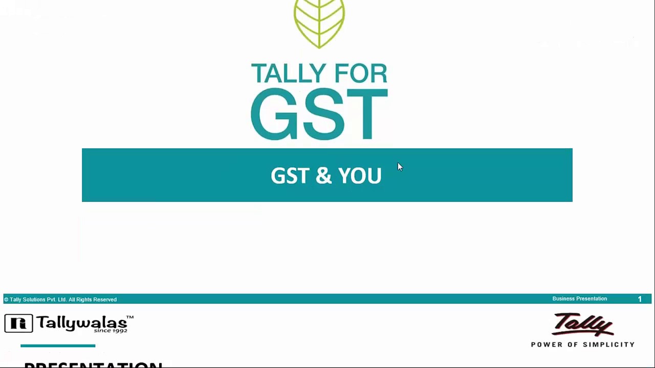 Complete GST Knowledge by Tally Expert - YouTube