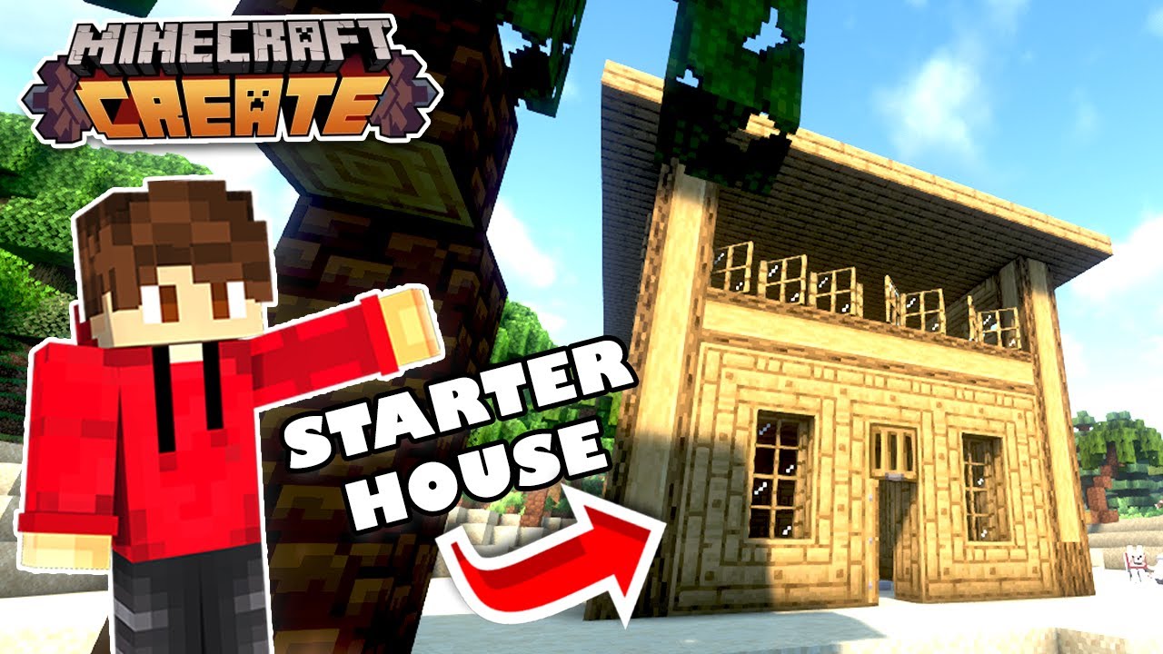 I had an EPIC start to this NEW Minecraft Create Mod world! - YouTube