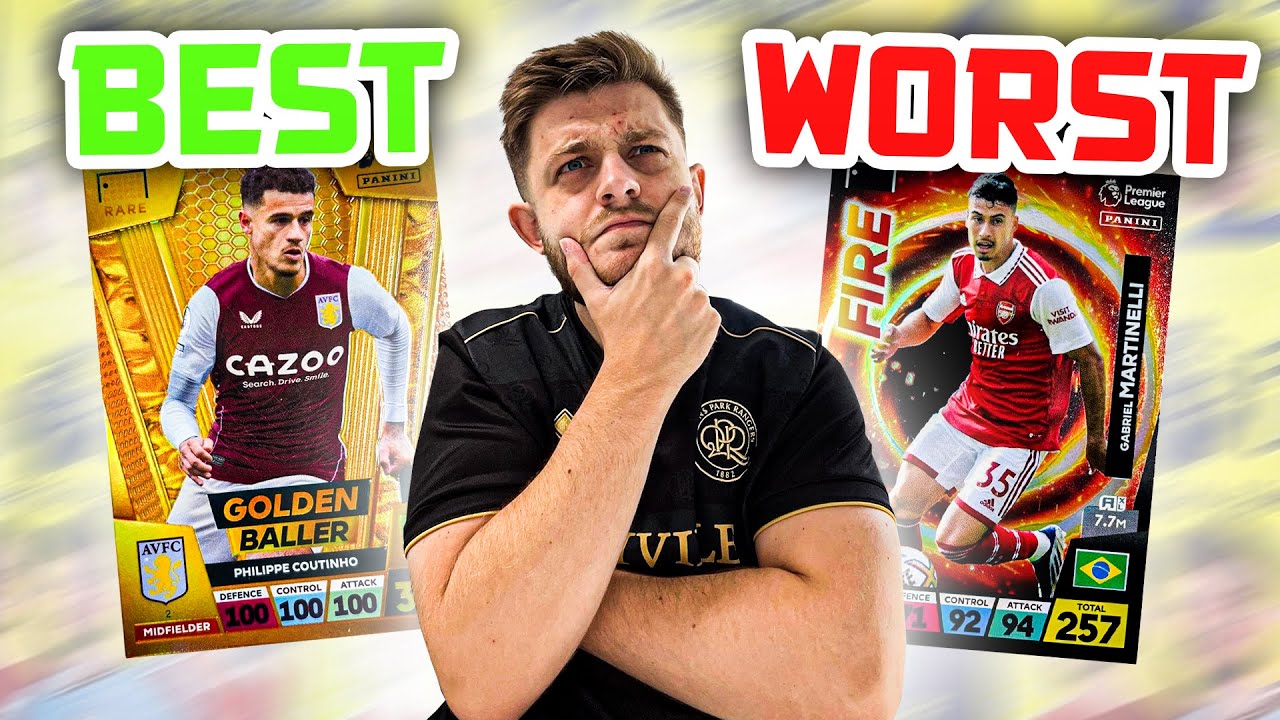  RANKING The ADRENALYN XL 2023 Premier League Cards YouTube