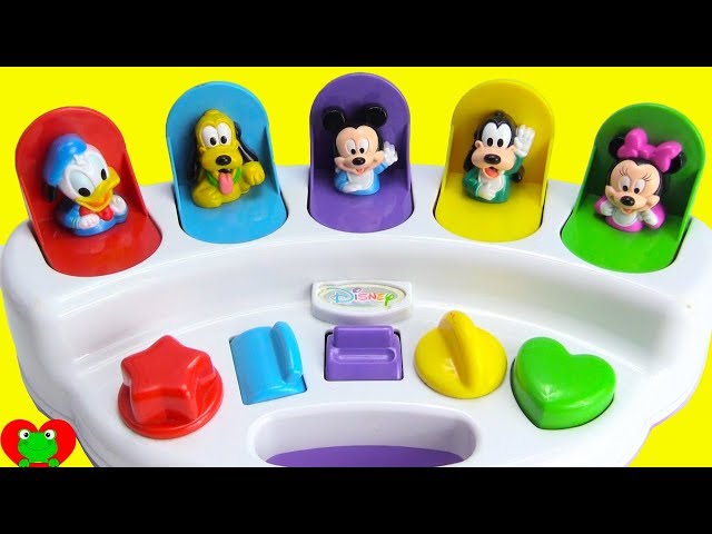 Mickey Mouse Club House Friends Surprise Eggs Learn Colors And Counting