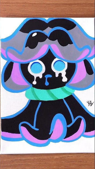 Drawing Cookie Run Kingdom Squid Ink Cookie With Posca Markers Shorts Youtube