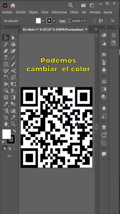 Crear códigos QR usando illustrator - FÁCIL 👌#short - YouTube