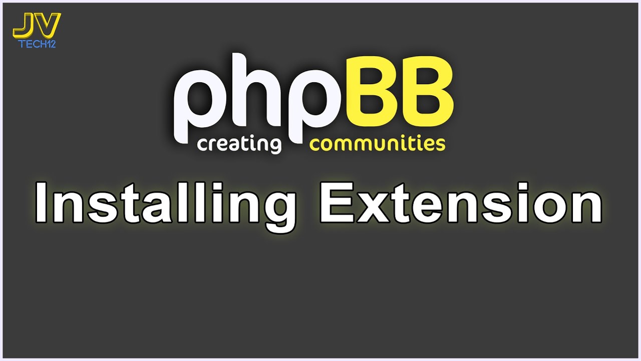Installing phpBB Extension | phpBB Tutorial #4 - YouTube