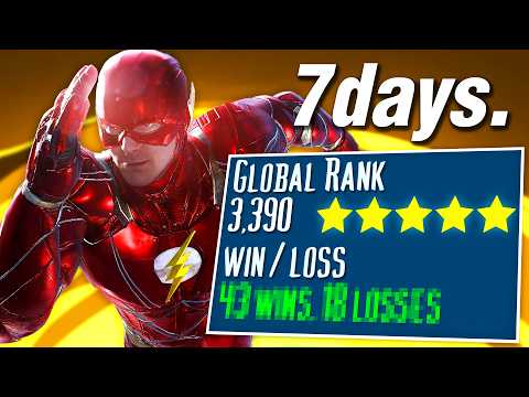 I Spent 7 Days Trying to MASTER The Flash In Injustice 2...