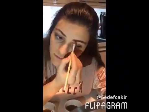 Evdeki ürünlerle makyaj yapımı