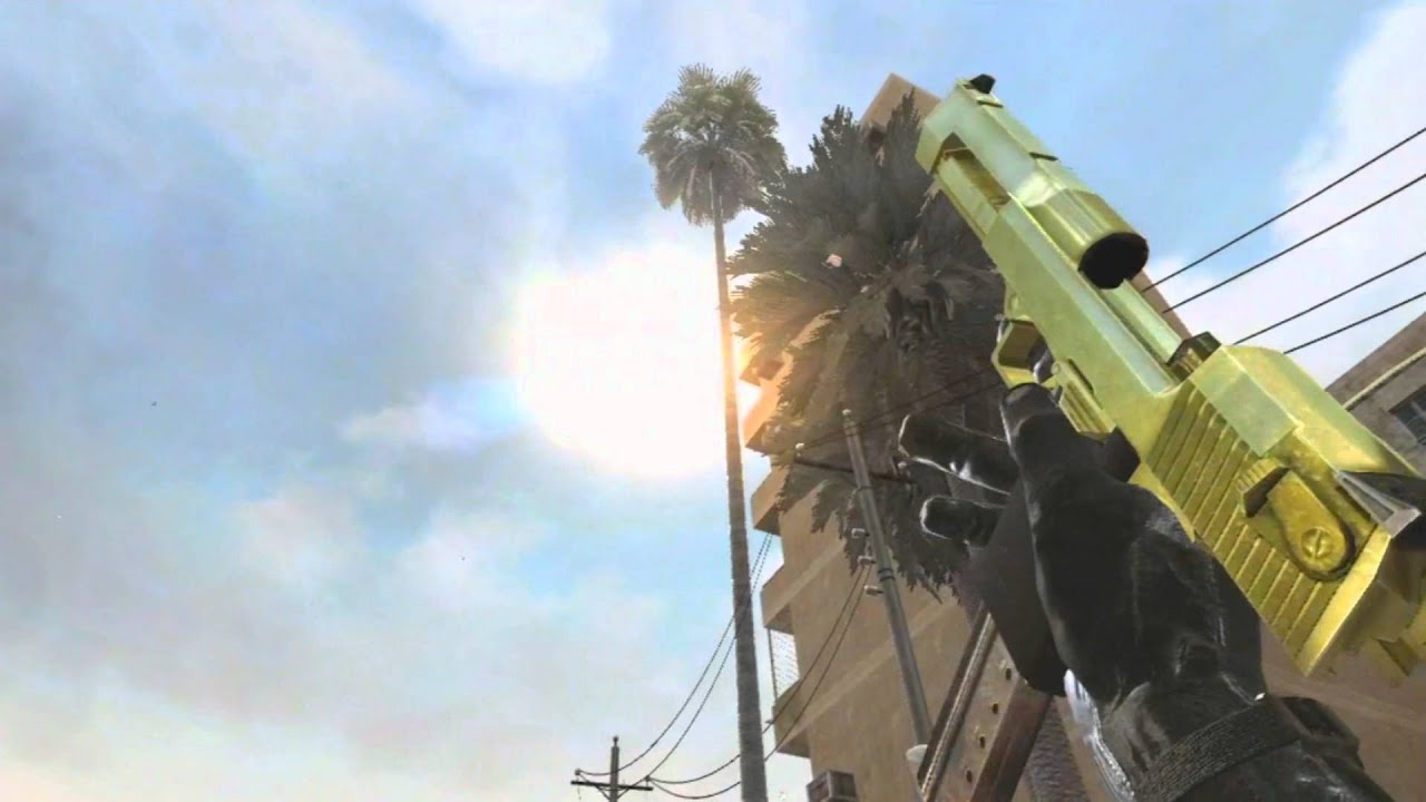 CoD 4: Gold DEagle Glam Shot - YouTube