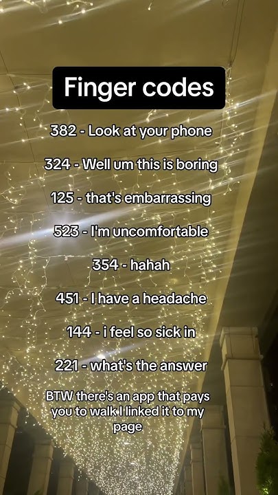 Finger codes - YouTube