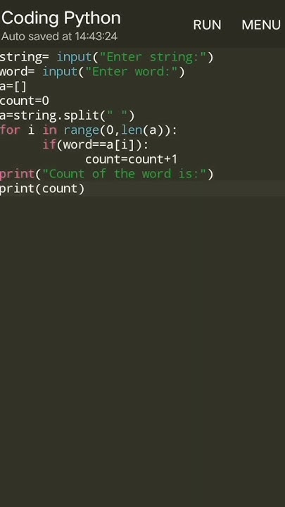 Repeated Word Count Code Python Programming How Drawing Computer Coderlife Turtule