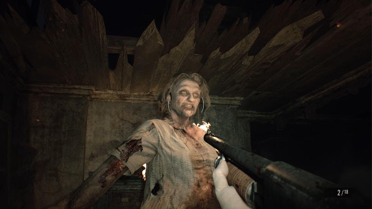 Marguerite Baker Boss Fight | RESIDENT EVIL 7 Biohazard Gold Edition ...