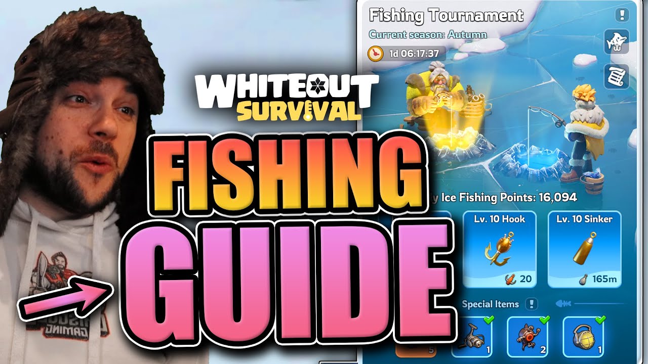 Get more rewards! [Fishing Tournament Guide] Whiteout Survival New ...