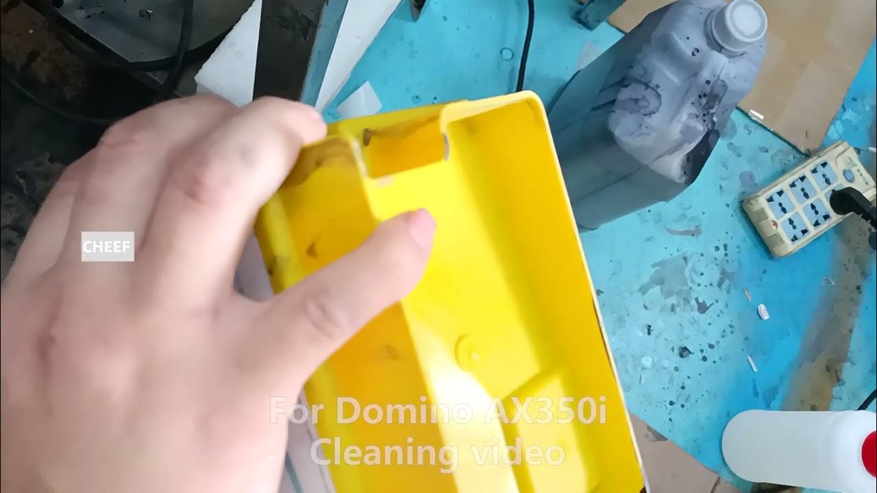 I guess you are looking for Domino AX350I inkjet printer to clean the video? - YouTube