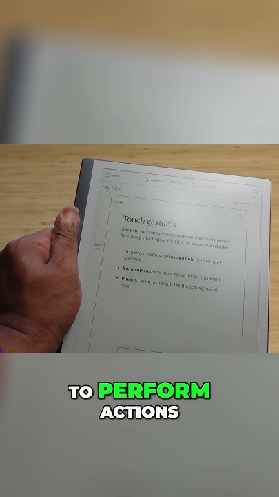 Mastering Touch Gestures A Complete Guide for Efficient Note Taking - YouTube