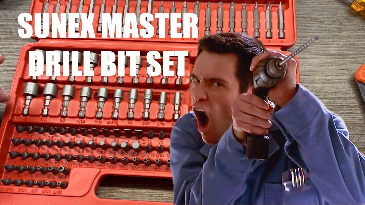 Sunex Master Drill Bit Set 208 Piece - YouTube