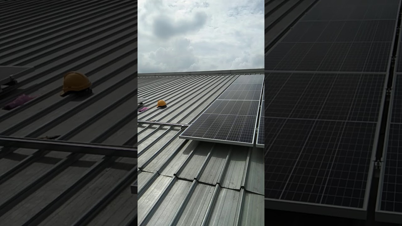 Pasang solar panel - YouTube