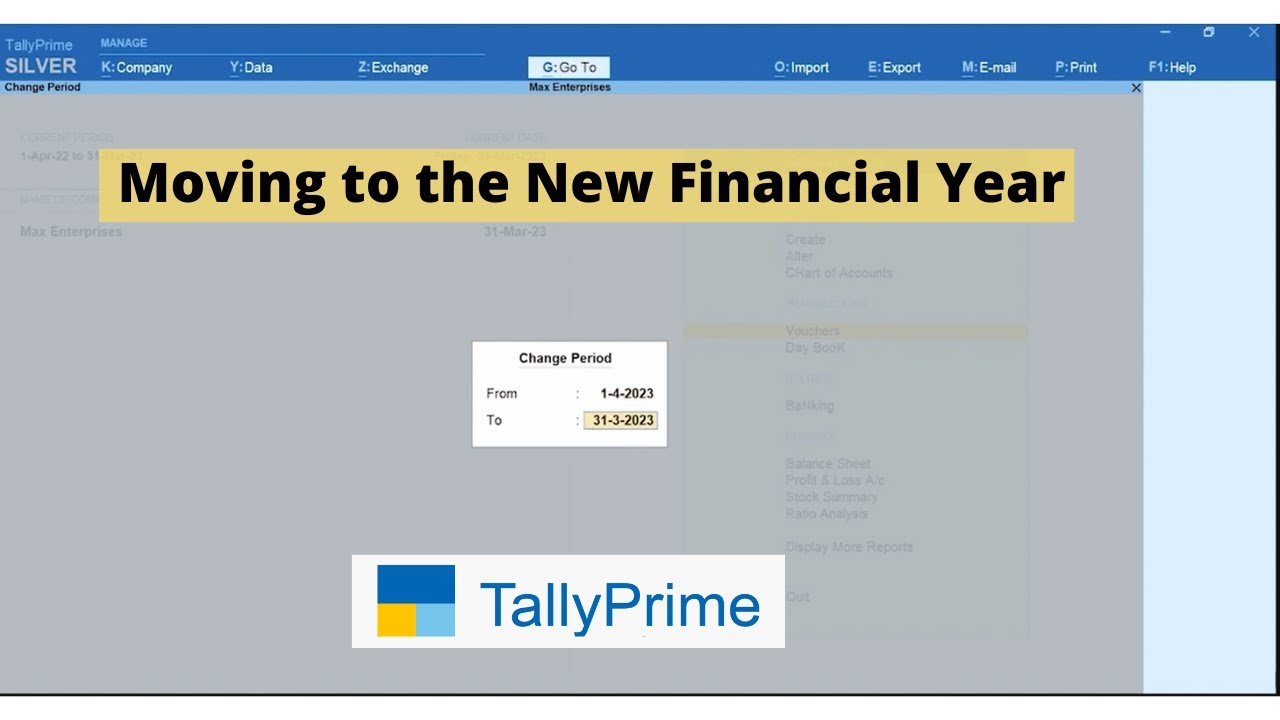 Shifting To The New Financial Year In TallyPrime Quick Guide YouTube shifting-to-the-new-financial-year-in-tallyprime-quick-guide-youtube
