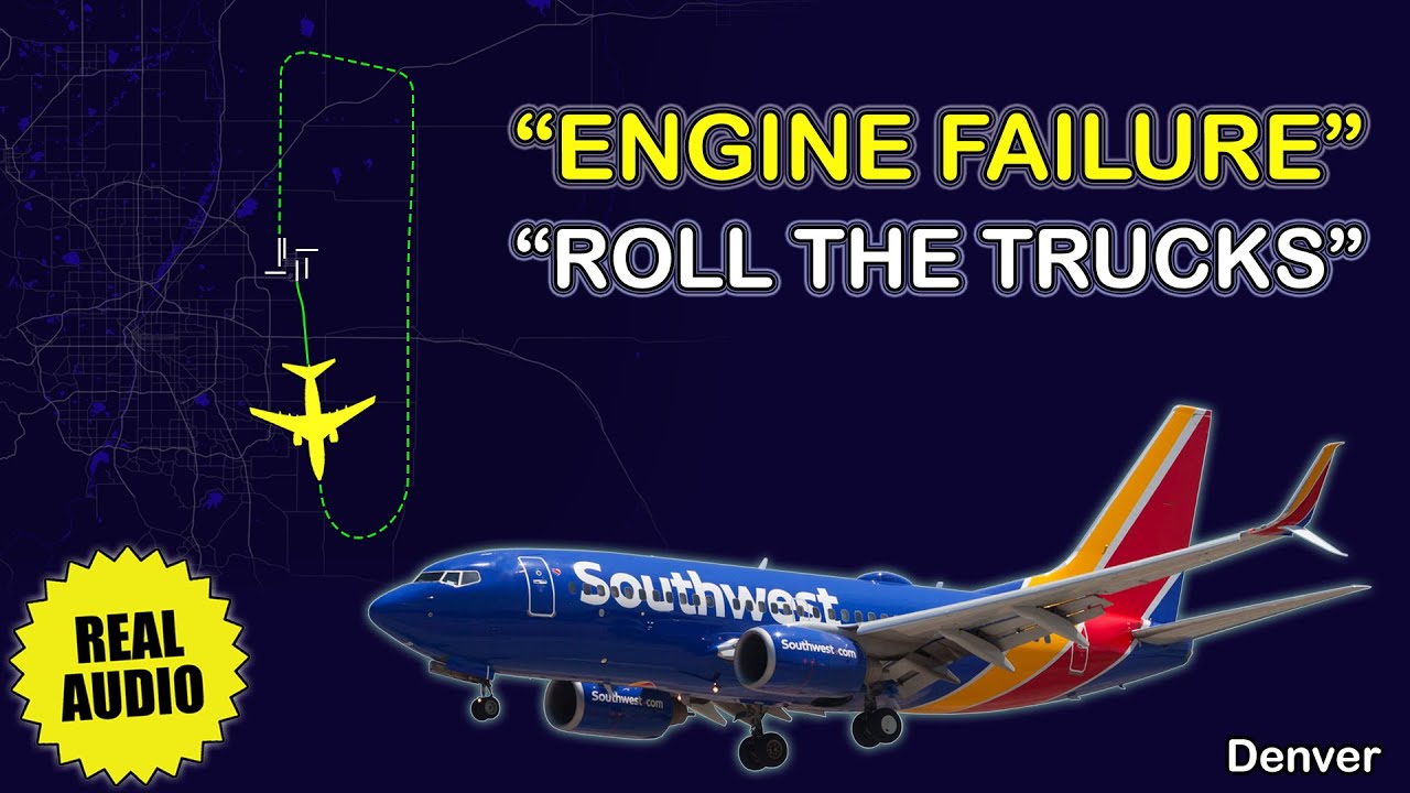 Engine failure in flight. Southwest Boeing 737 declares an emergency ...