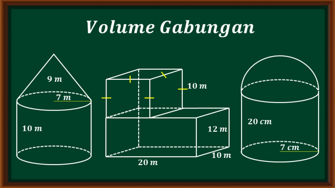 Cara Mudah Menentukan Volume Bangun Ruang Gabungan YouTube