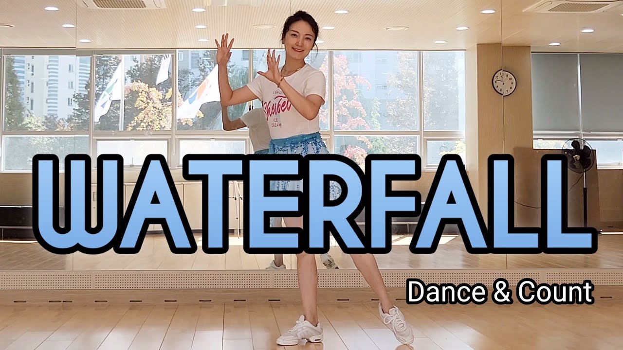Waterfall || Improver || Linedance Dance & Count - YouTube
